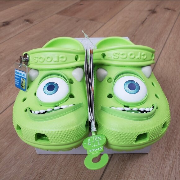 CROCS | Shoes | Crocs Clogs Disney Pixar Monsters Inc Mike Wazowski ...